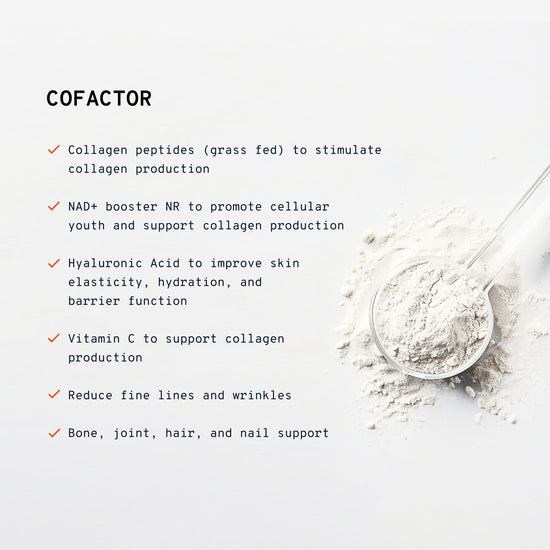 Cofactor – NAD+, NR & Collagen Peptides Supplement | Elysium Health